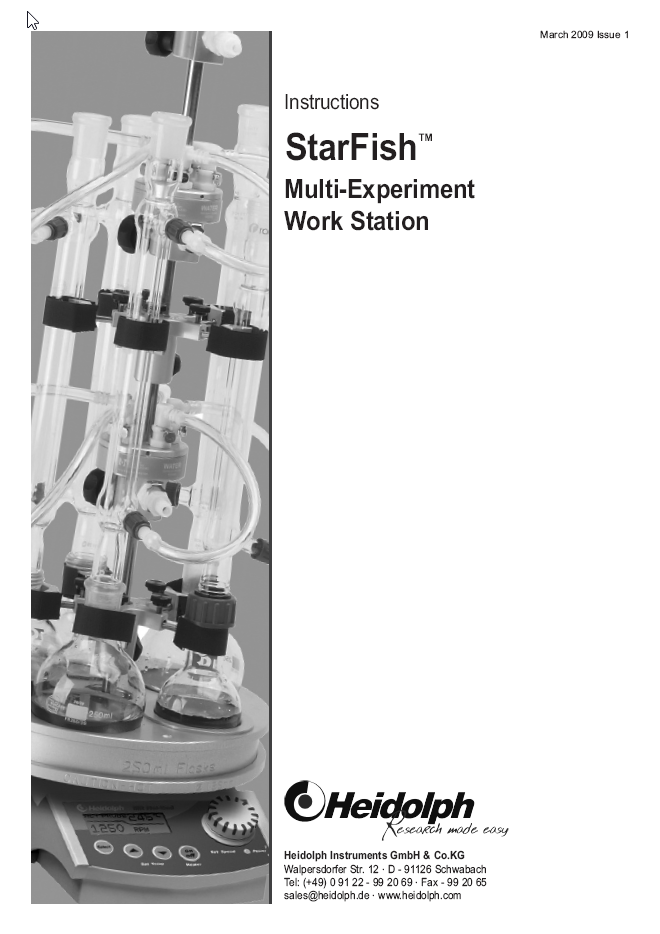 Heidolph Instruments : Operation Manuals